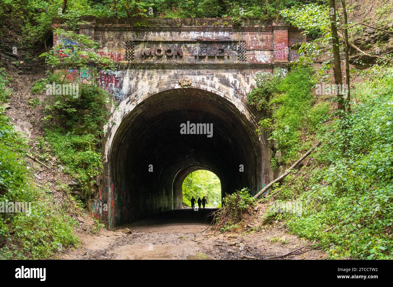Moonville Rail Trail in South Eastern Ohio Stock Photo - Alamy