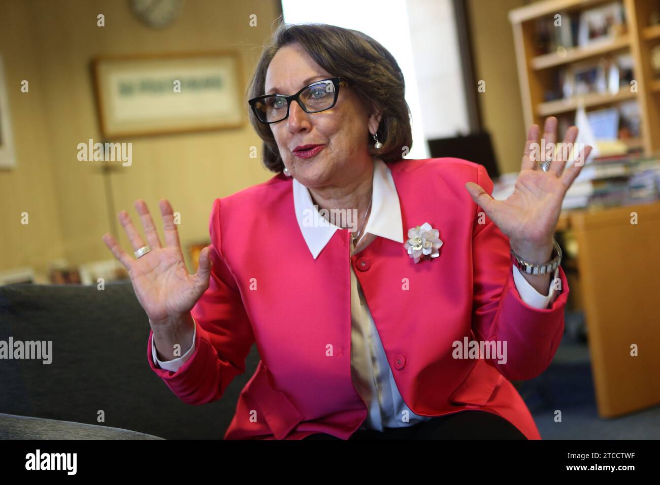 Madrid, 09/30/2016. Interview with Rebeca Grynspan, Ibero-American ...