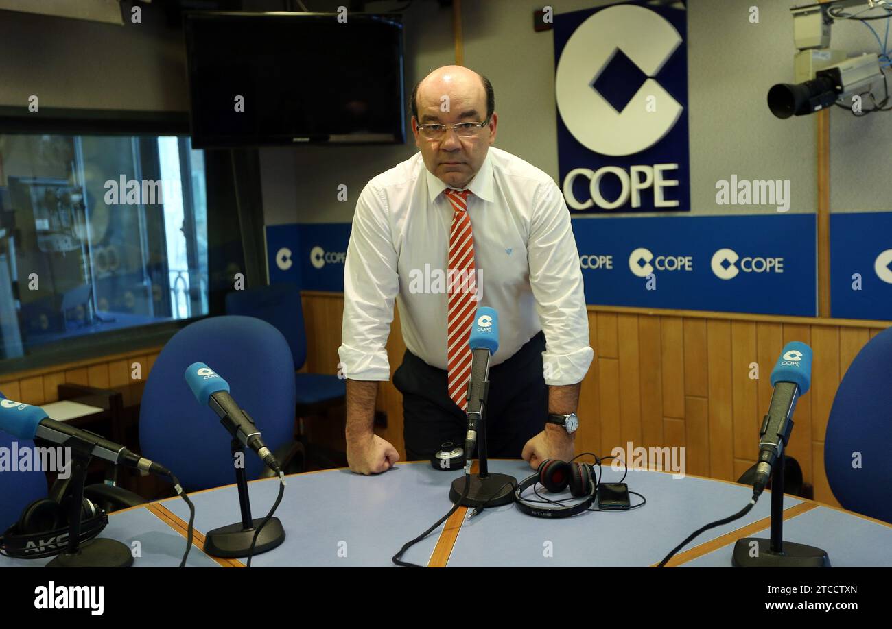 madrid, 3-21-2013.-angel exposito, presenter of the COPE news.-photo ...