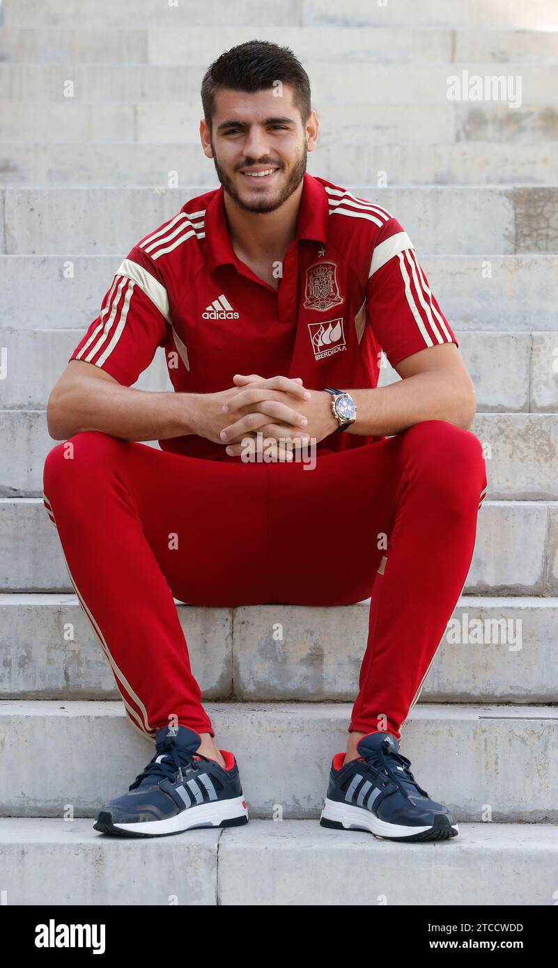 Madrid, 10/07/2015. Interview with the Spanish National Team player ...