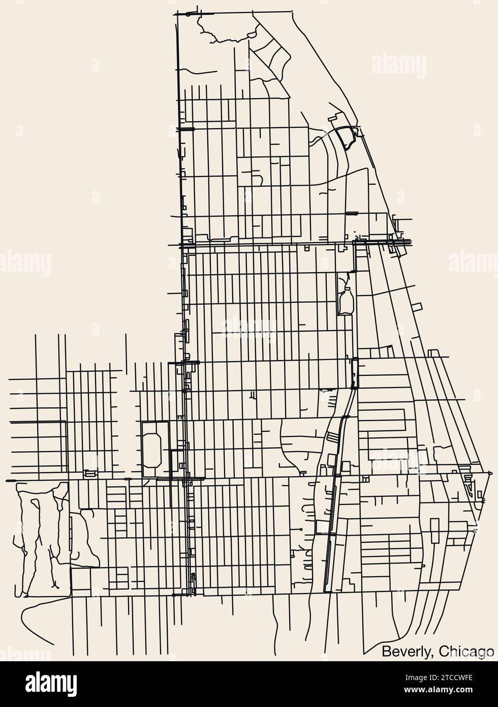 Beverly map hi-res stock photography and images - Alamy