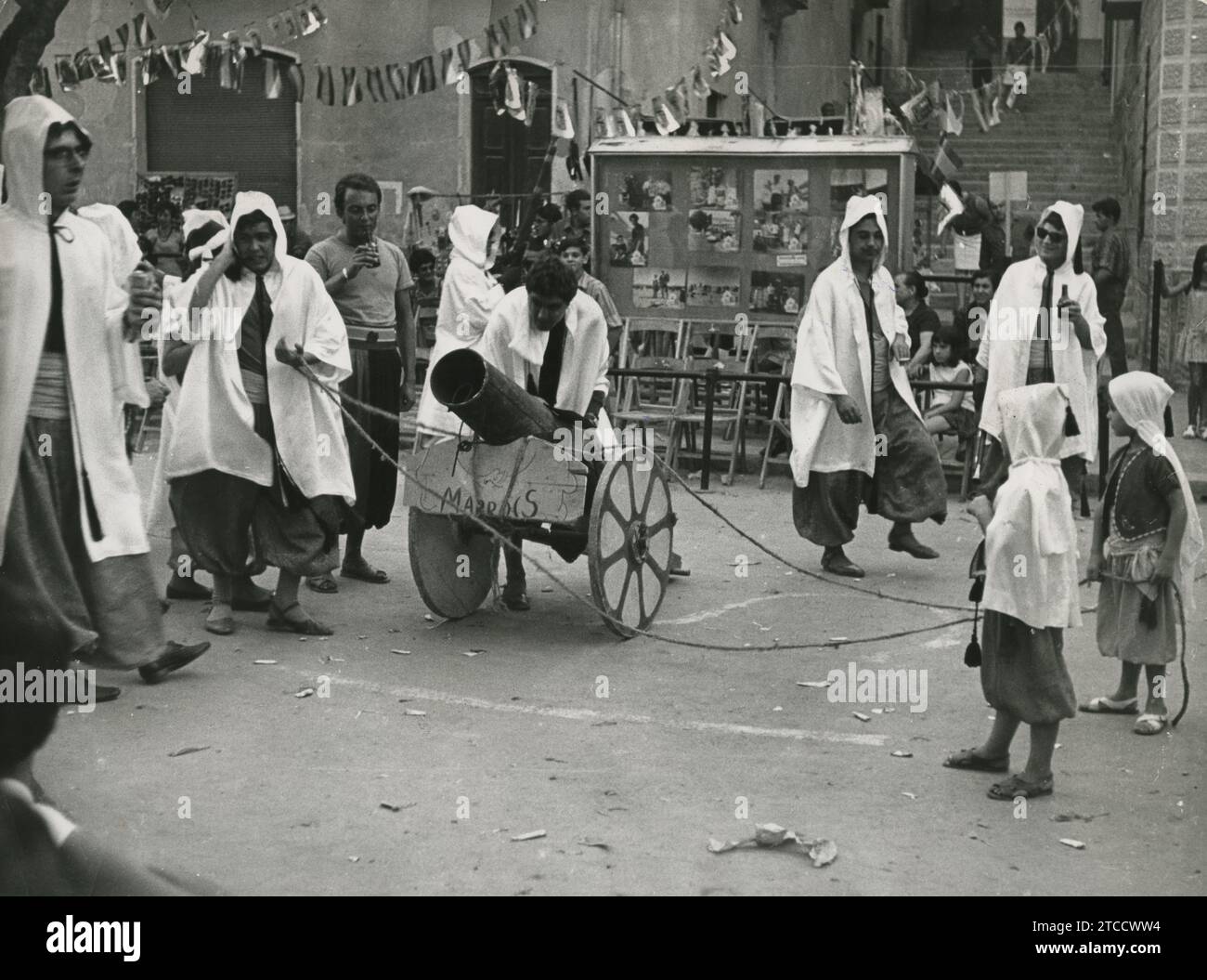 Jijona (Alicante), August 1967. Traditional Moors and Christians ...