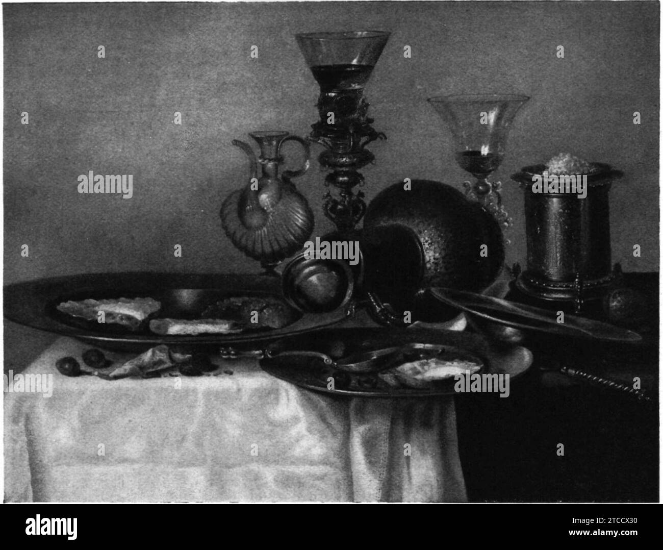 Willem Claesz Heda or Cornelis Mahu - Still life with perfume bottle ...