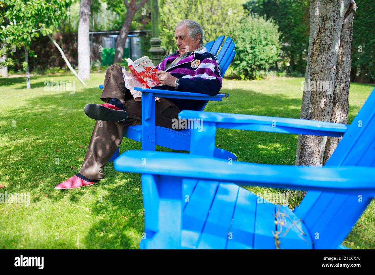 Madrid, 05/02/2014. Interview with Inocencio Arias at his house, with ...