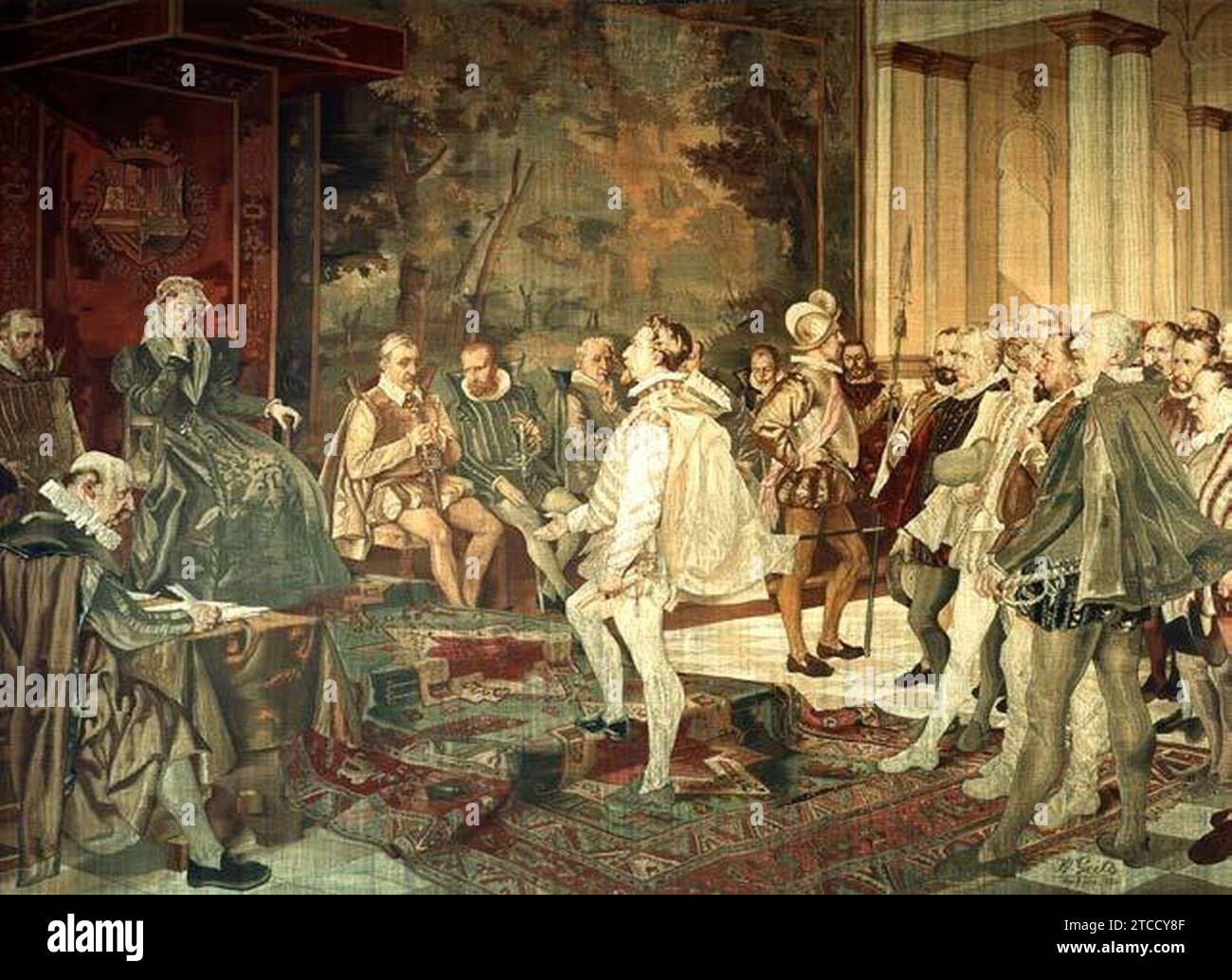 Willem Geets, Le Serment des Nobles, 1884 Stock Photo - Alamy