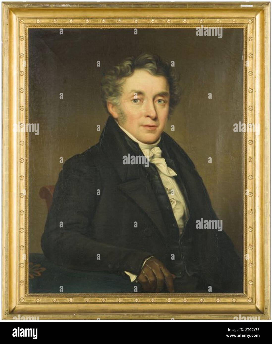 Willem George Frederik Heijmans - Portret van Simeon Petrus van Idsinga ...