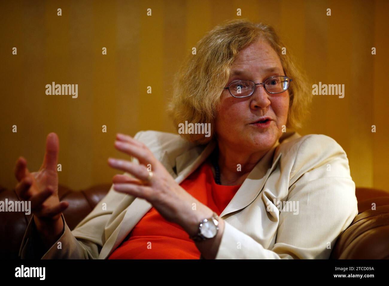Madrid, 10/26/2015. Interview with researcher Elizabeth Blackburn ...