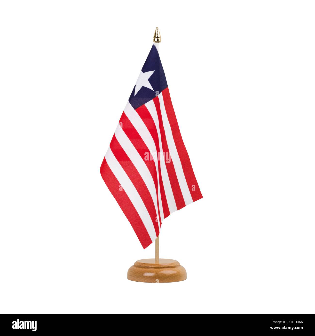 Flagpole flag liberia Cut Out Stock Images & Pictures - Alamy