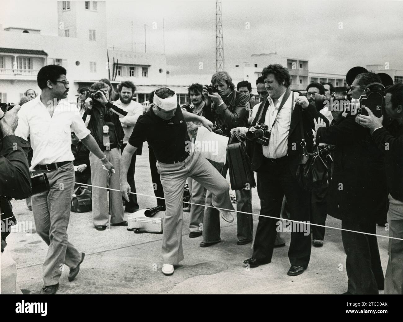 San Cristóbal de La Laguna (Santa Cruz de Tenerife), 03/28/1977. Air ...