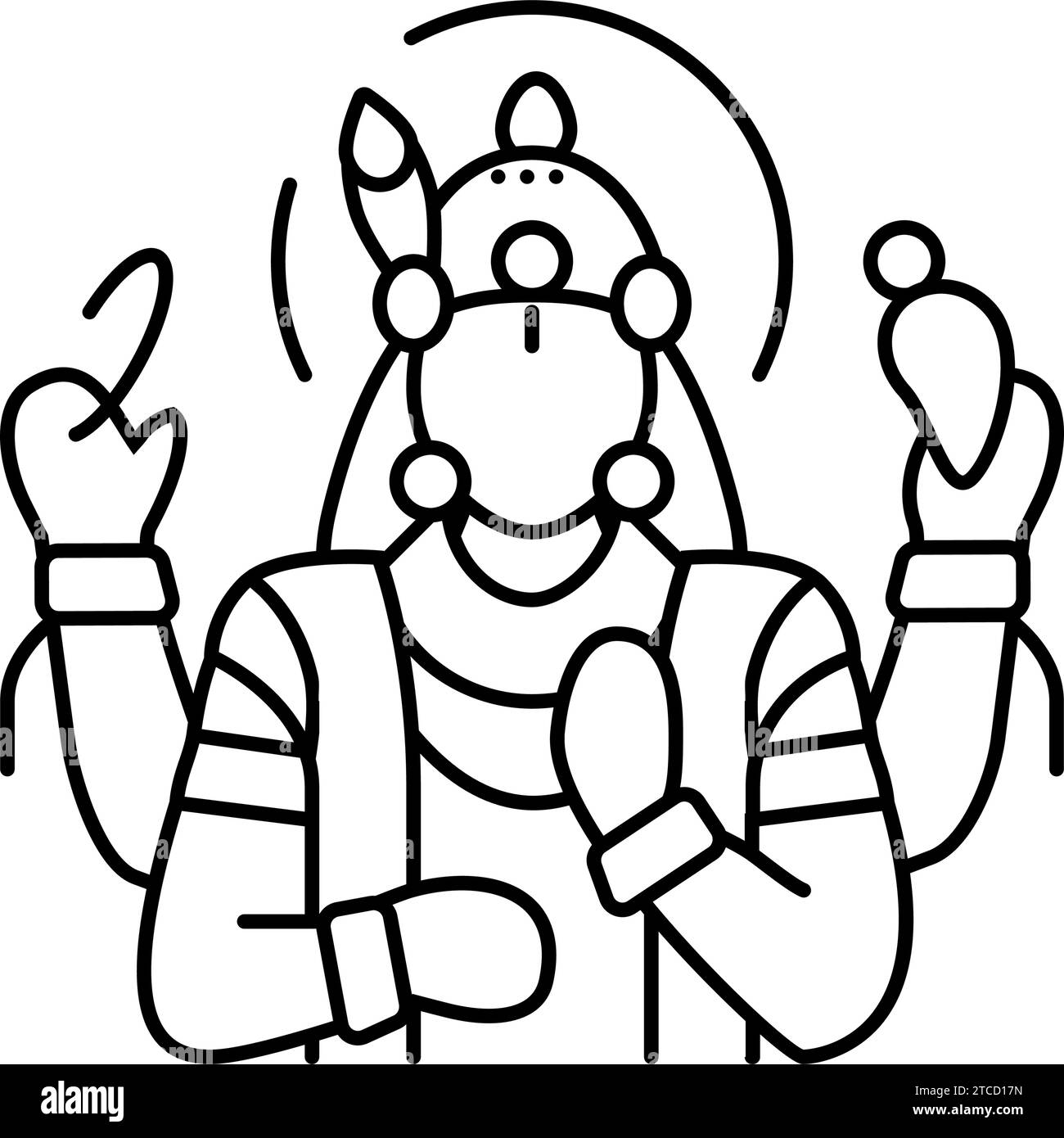 vishnu god indian line icon vector illustration Stock Vector Image ... vishnu god indian line icon vector illustration Stock Vector Image ...