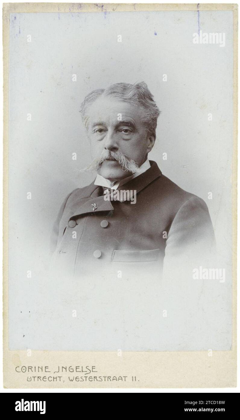 Willem Hendrik Johan van Heemstra (1841-1909) portret door Corine ...