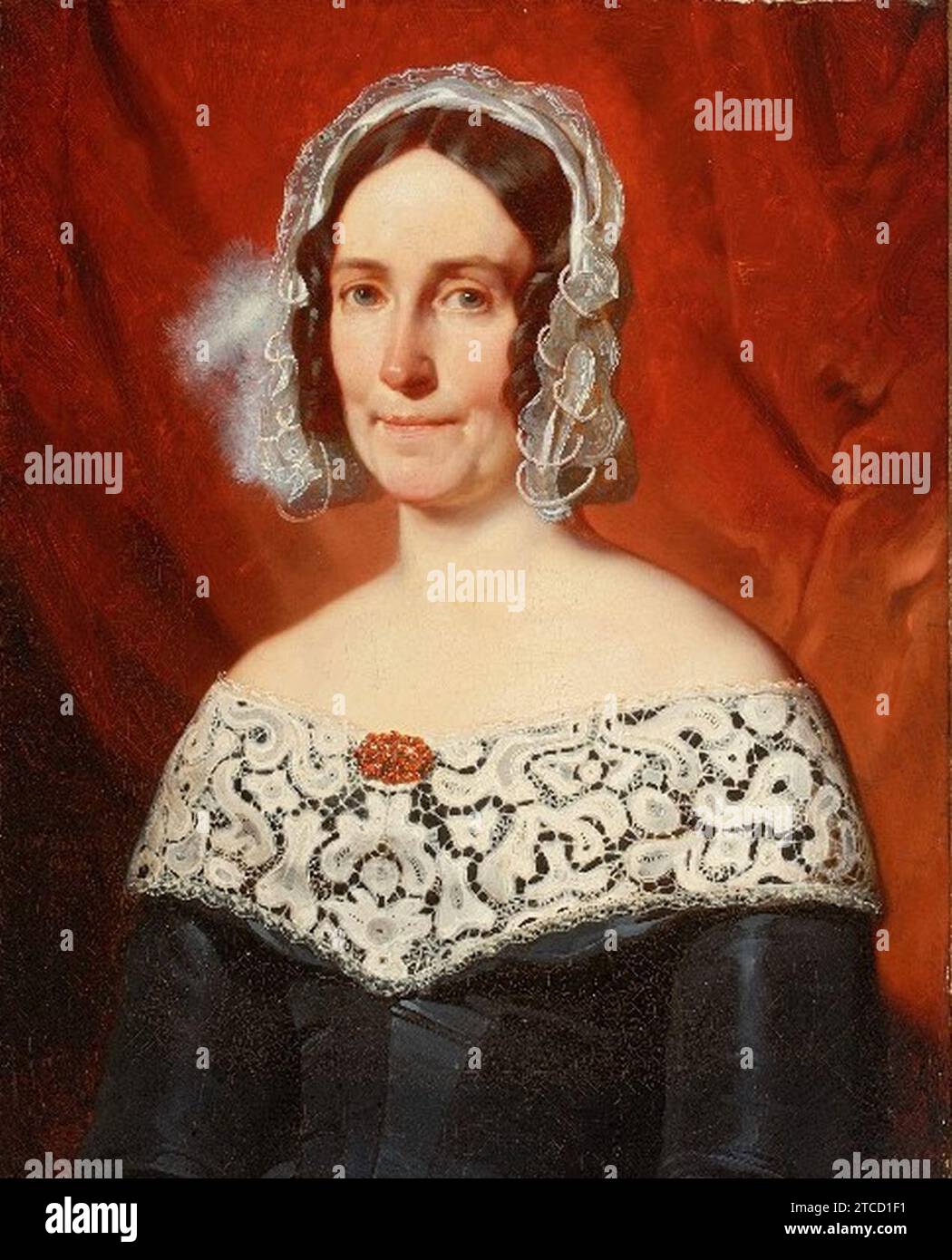 Willem Hendrik Schmidt - Portret van Alexandra Maria Hoecke (1794 Delft ...