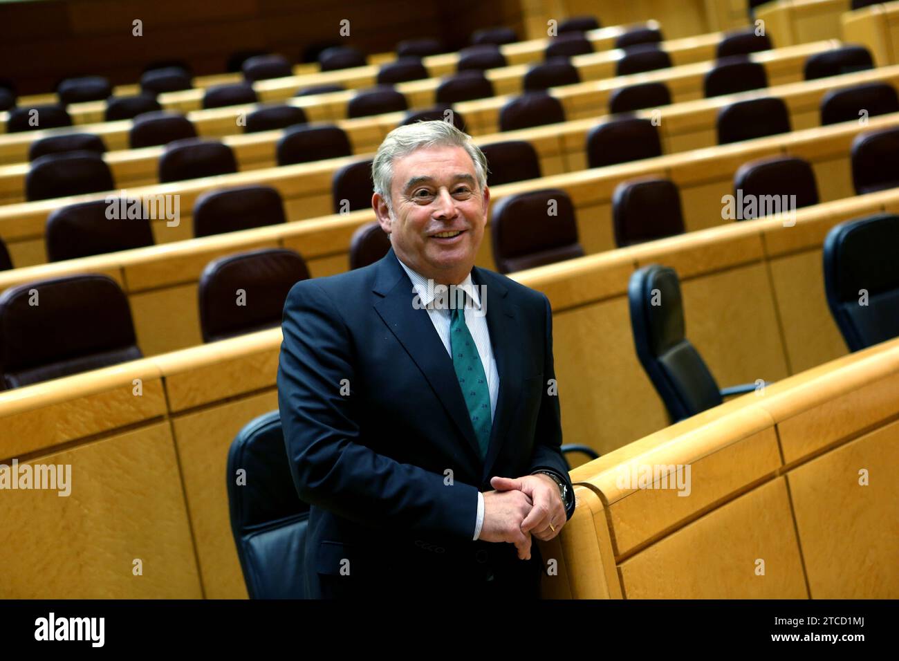Madrid, 08/30/2017. Interview with PP senator José Manuel Barreiro ...