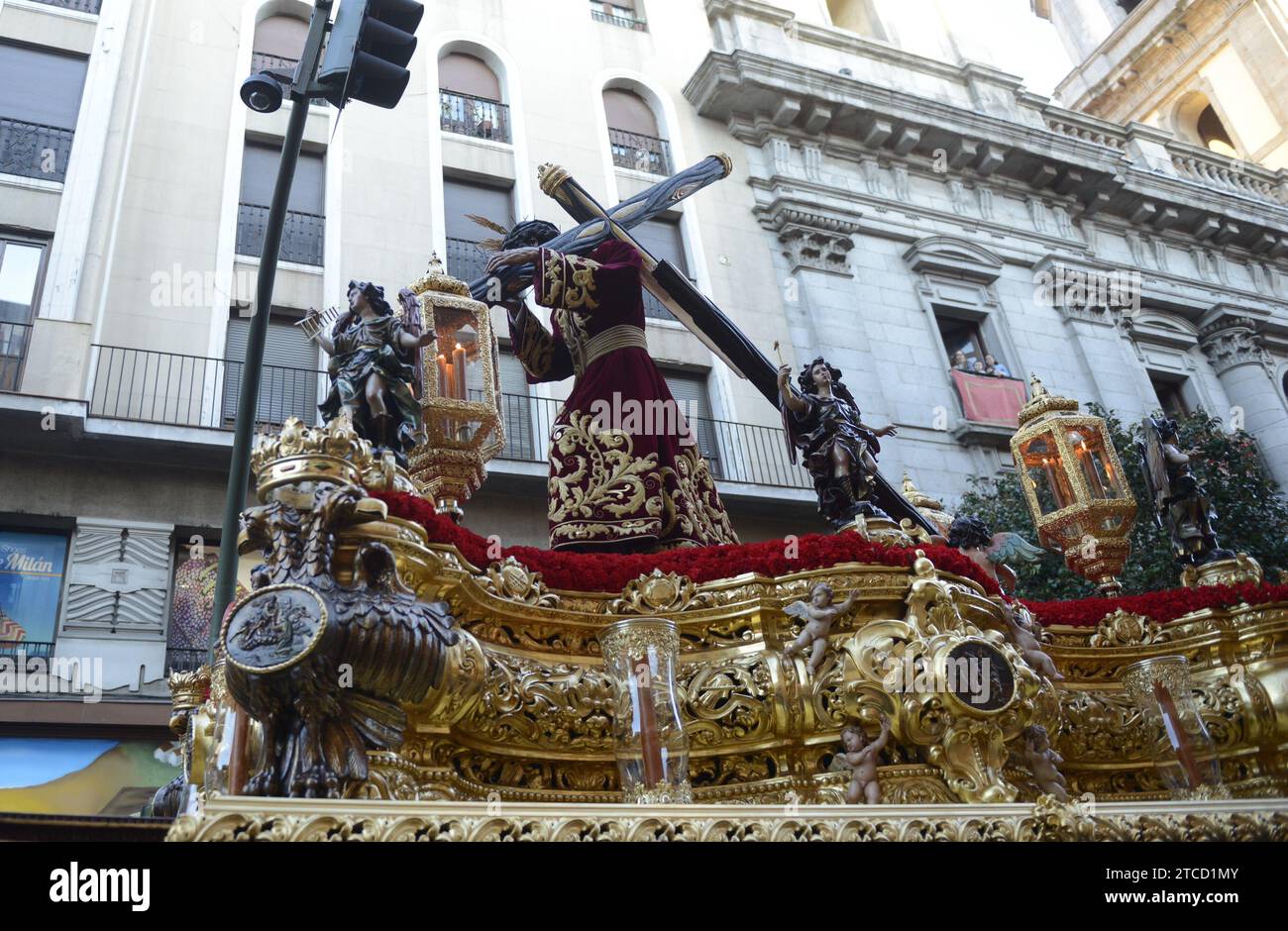Madrid, 03/28/2018. Procession of Jesus of the Great Power, at the ...