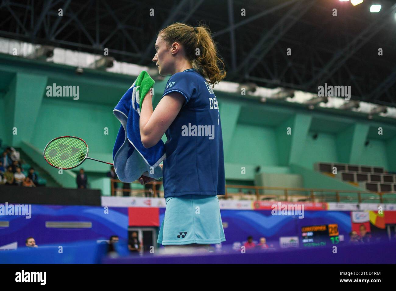Guwahati, India. 09th Dec, 2023. Line Christophersen of Denmark seen ...