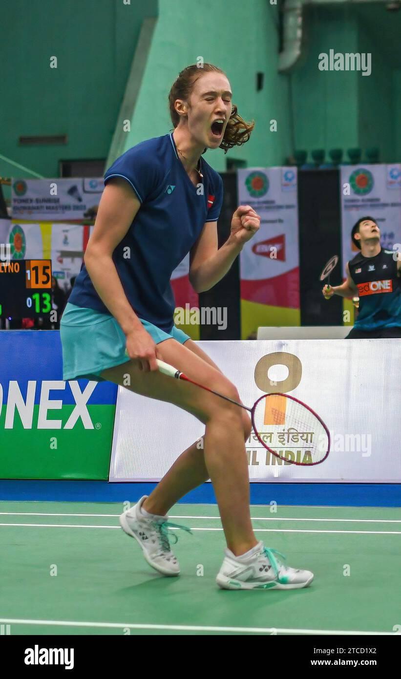 Guwahati, India. 09th Dec, 2023. Line Christophersen of Denmark ...