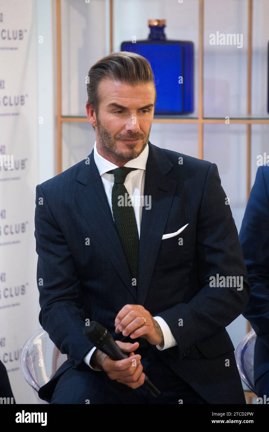 Madrid, 07/10/2015. Photocall with footballer David Beckham. Photo ...