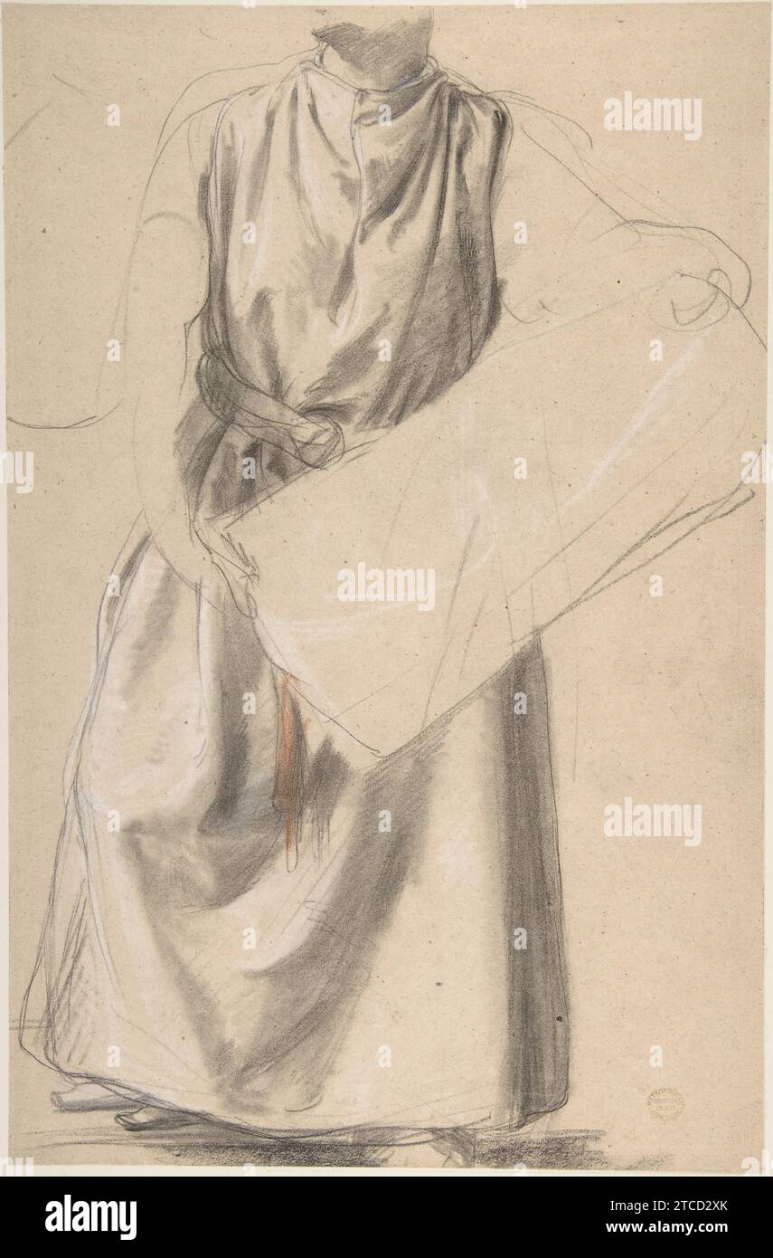 Study of a Standing Figure 1907 by Frederic, Lord Leighton Stock Photo ...