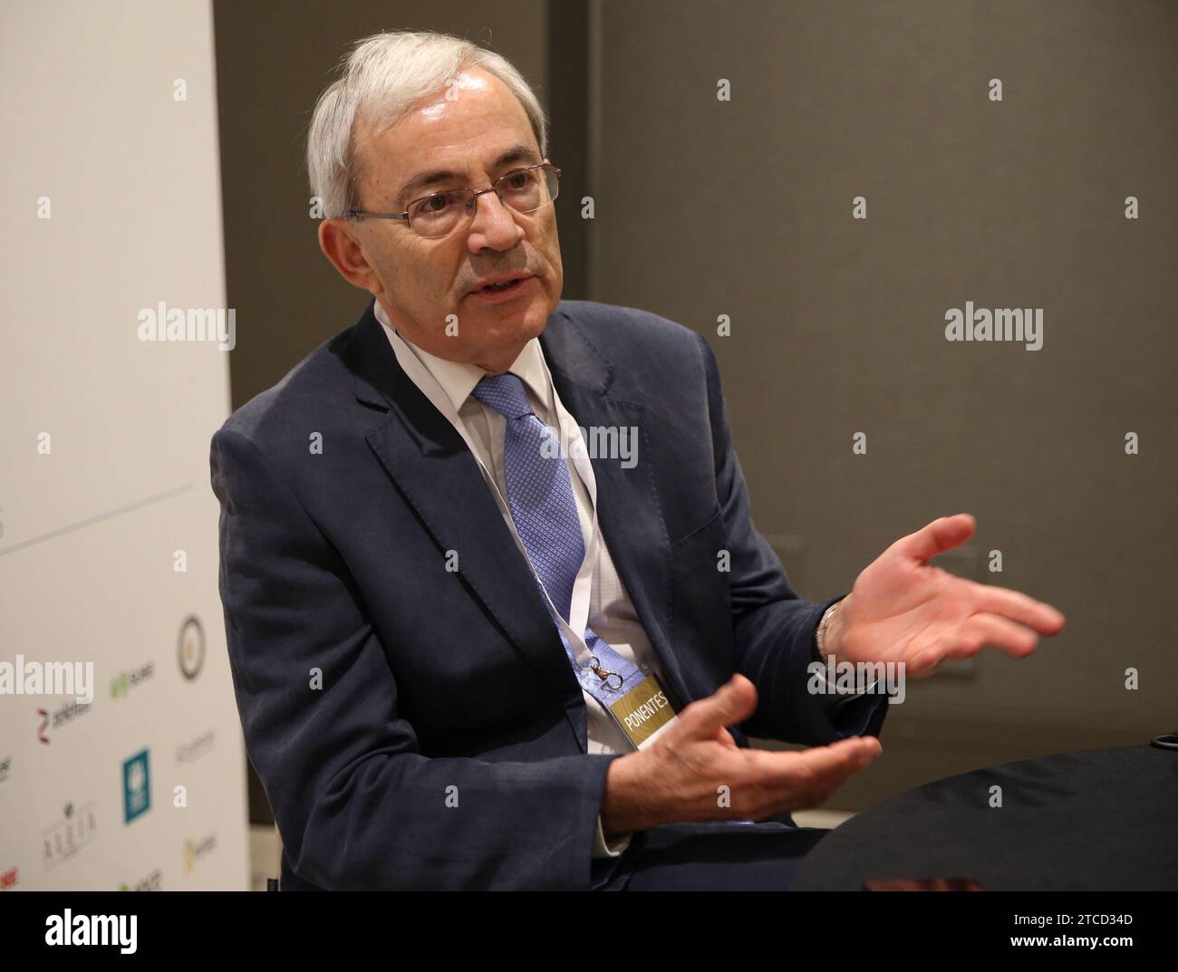 Madrid, 07/06/2018. Interview with Christopher Pissarides, Nobel Prize ...
