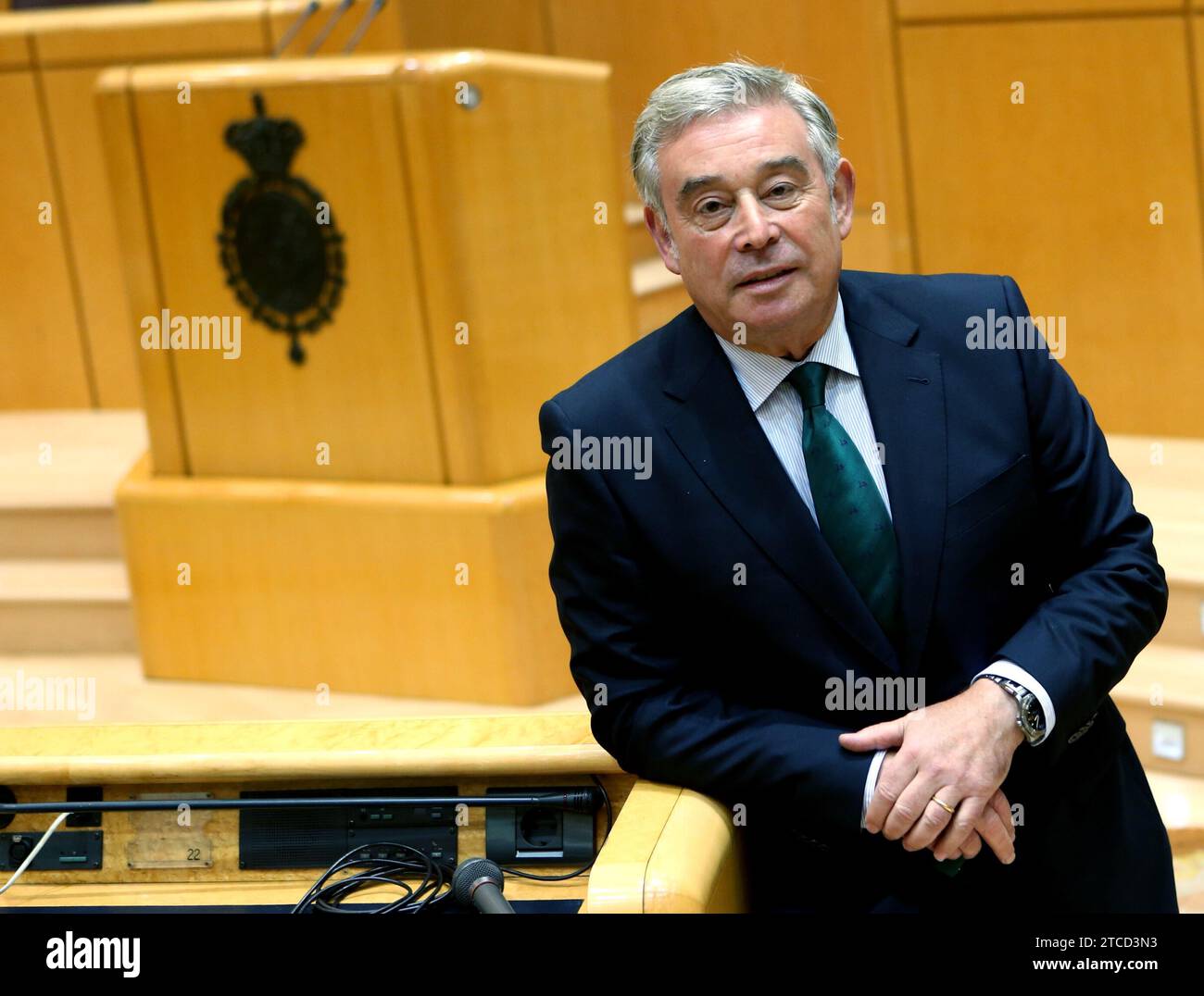 Madrid, 08/30/2017. Interview with PP senator José Manuel Barreiro ...