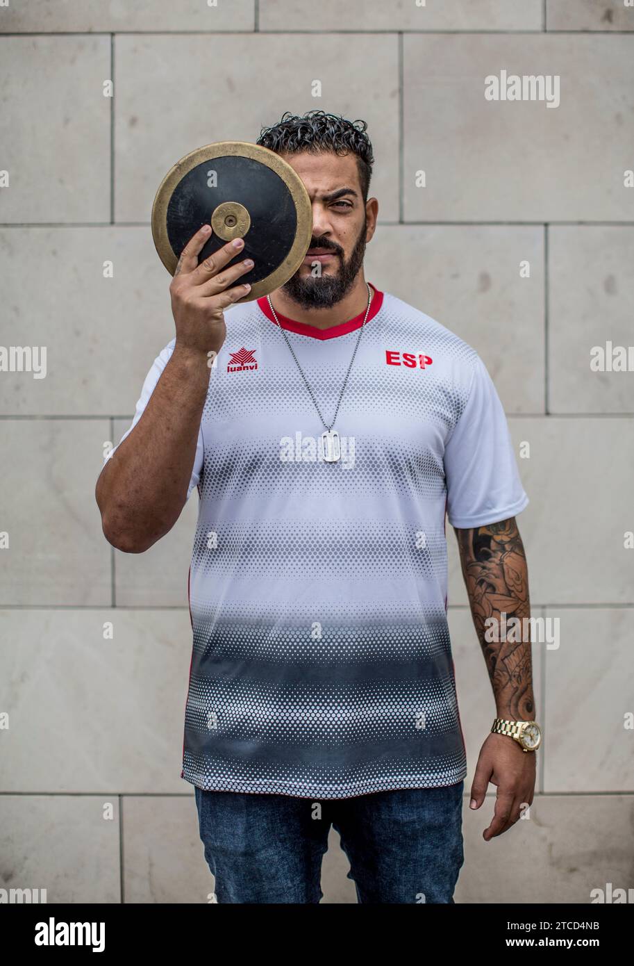 Valencia, 10/13/2016. Interview with Kim López, gold medalist in discus ...