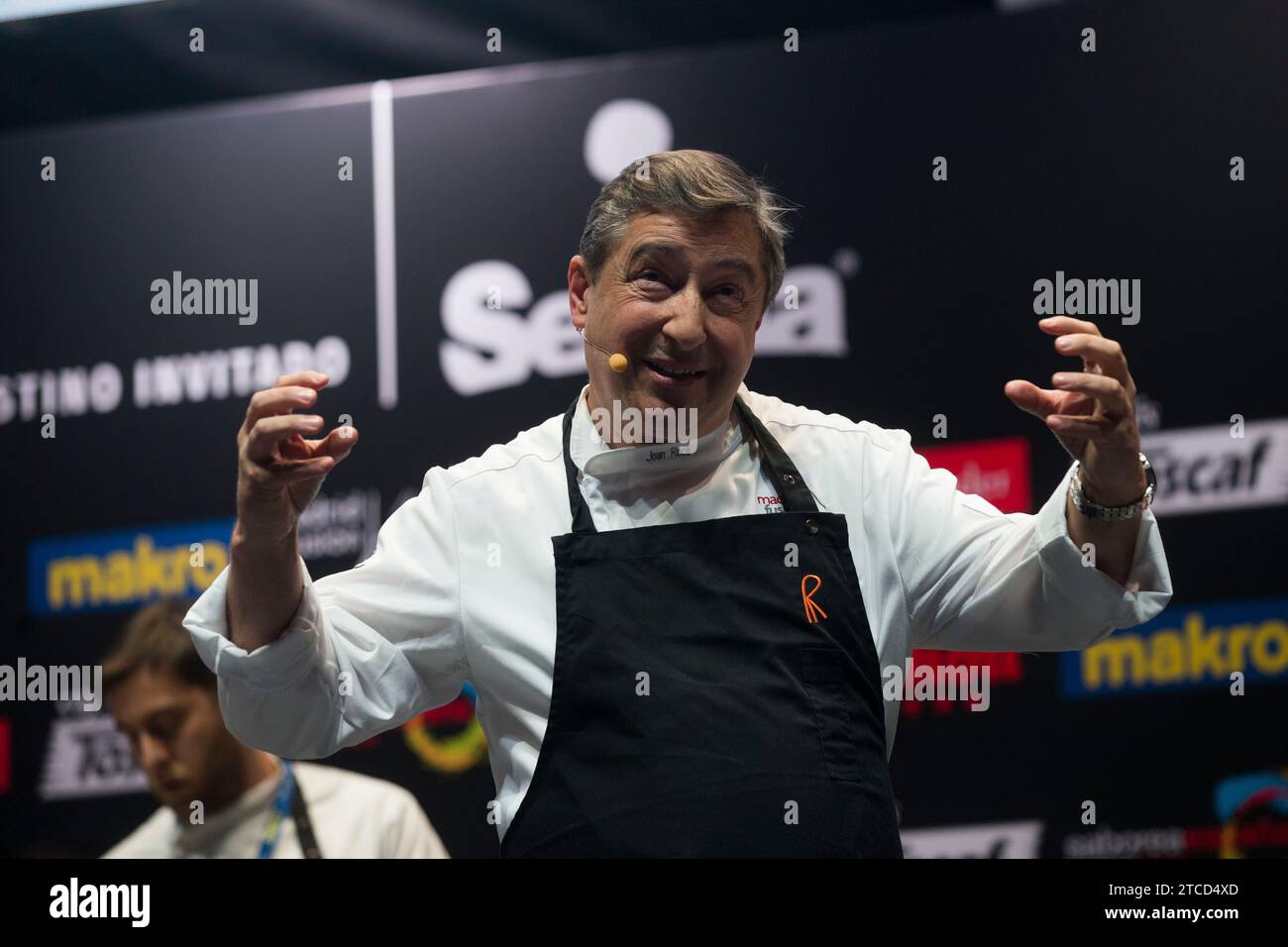 Madrid, 01/23/2018. Madrid Fusion. Presentation by chef Joan Roca with ...