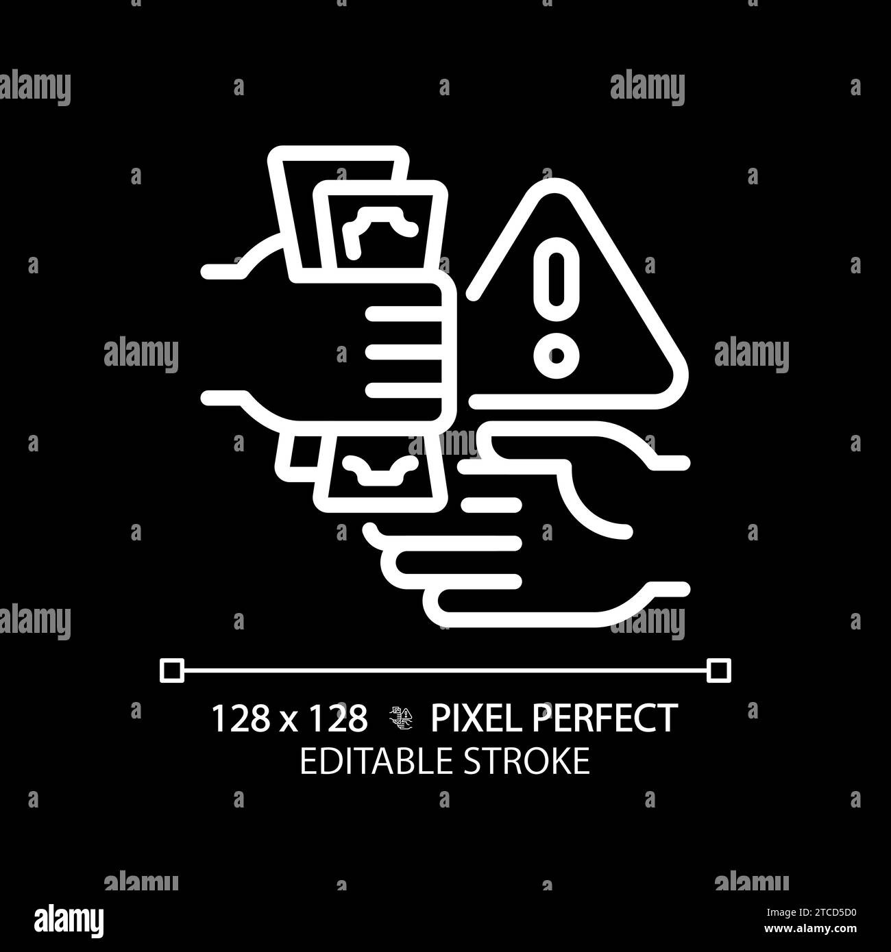2D thin linear pixel perfect simple white corruption icon Stock Vector ... 2D thin linear pixel perfect simple white corruption icon Stock Vector ...