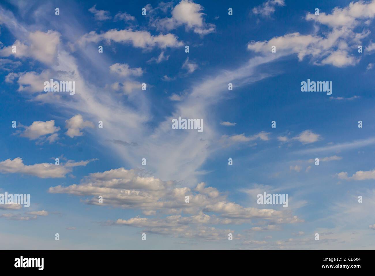 The vast blue sky and clouds sky Stock Photo - Alamy