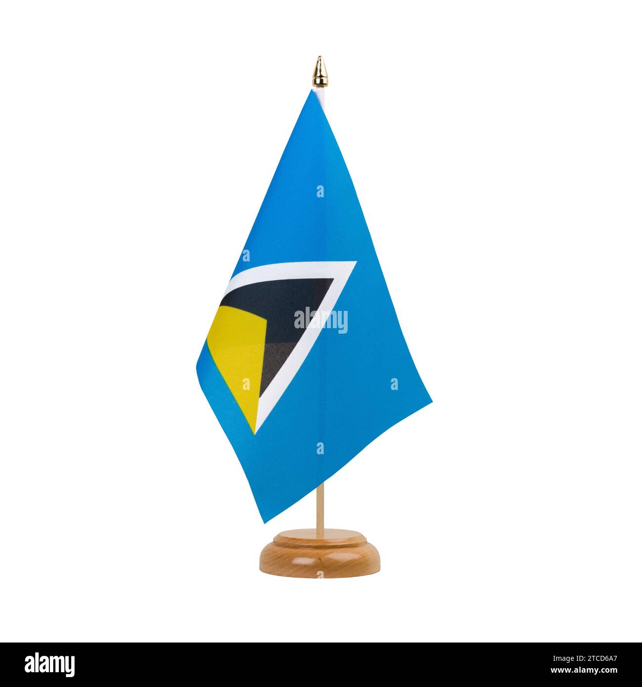 Saint lucia flag nation hi-res stock photography and images - Alamy