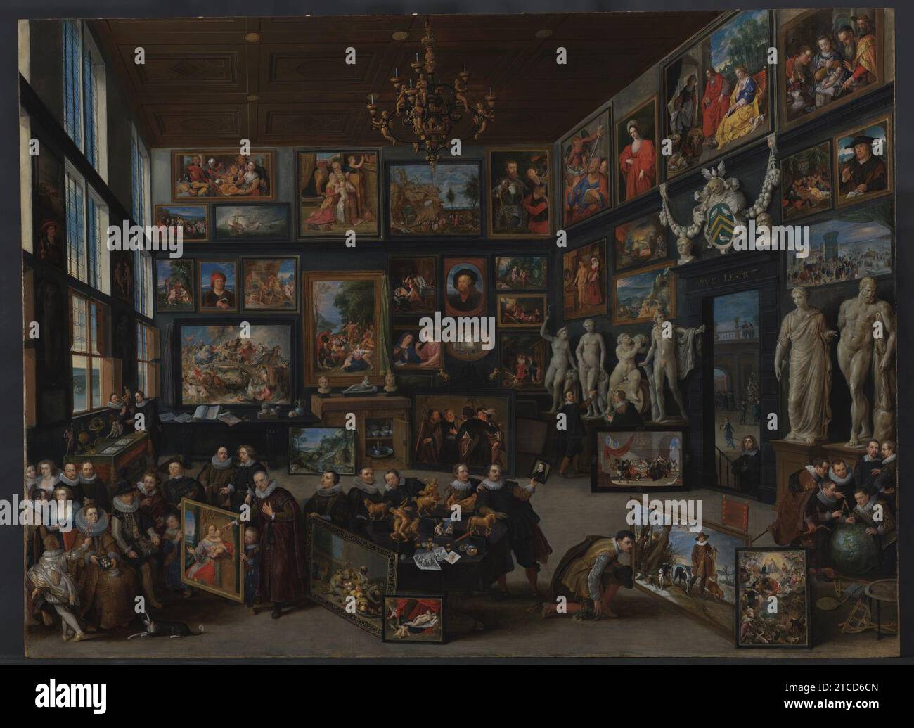 Willem van Haecht - The Gallery of Cornelis van der Geest, 1628 Stock ...