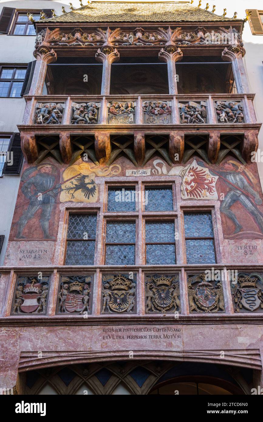 Austria. State of Tyrol. City of Innsbruck. The Golden Roof. The ...