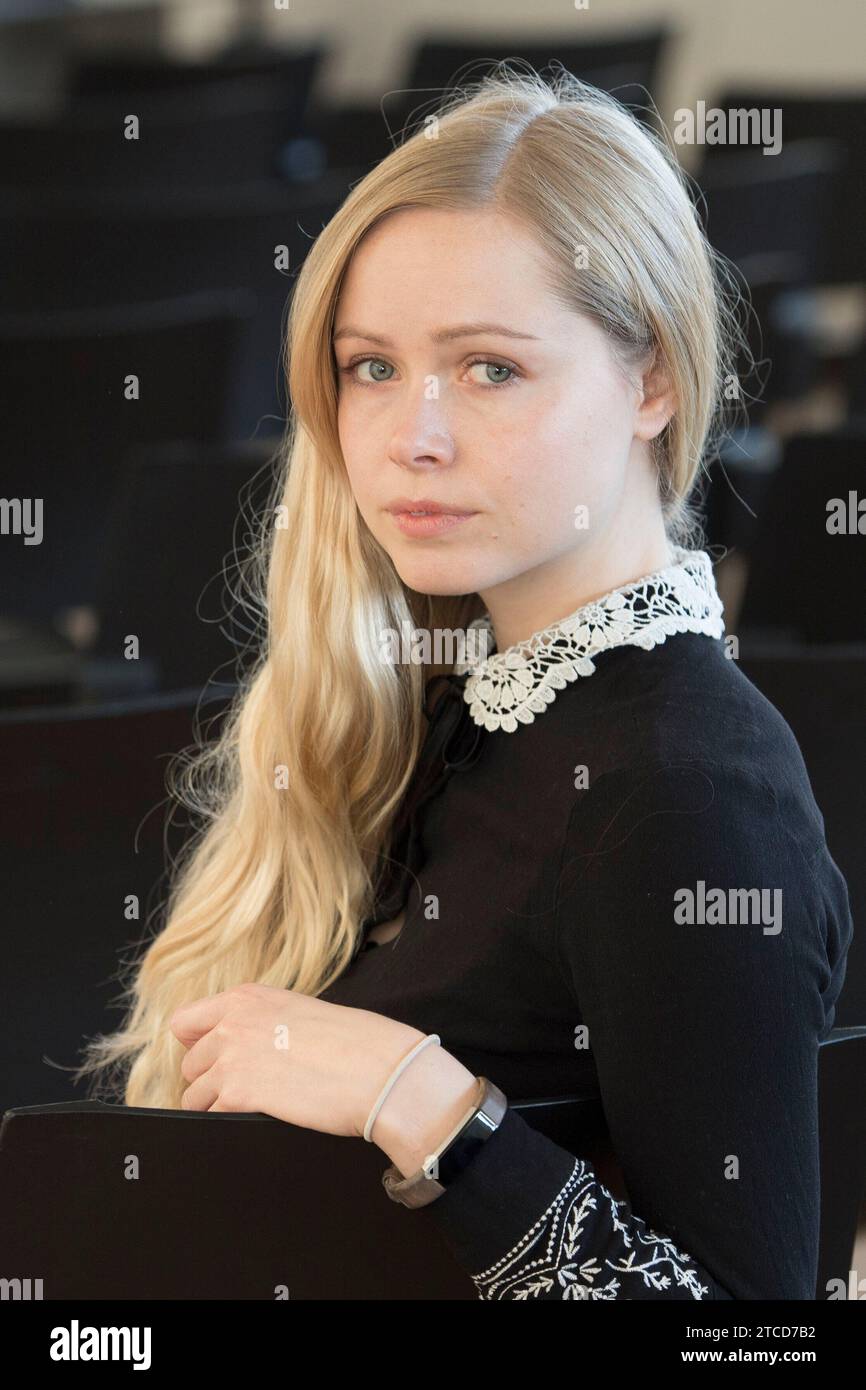 Madrid, 11/11/2017. Madrid Comic Con. Interview with Norwegian actress ...