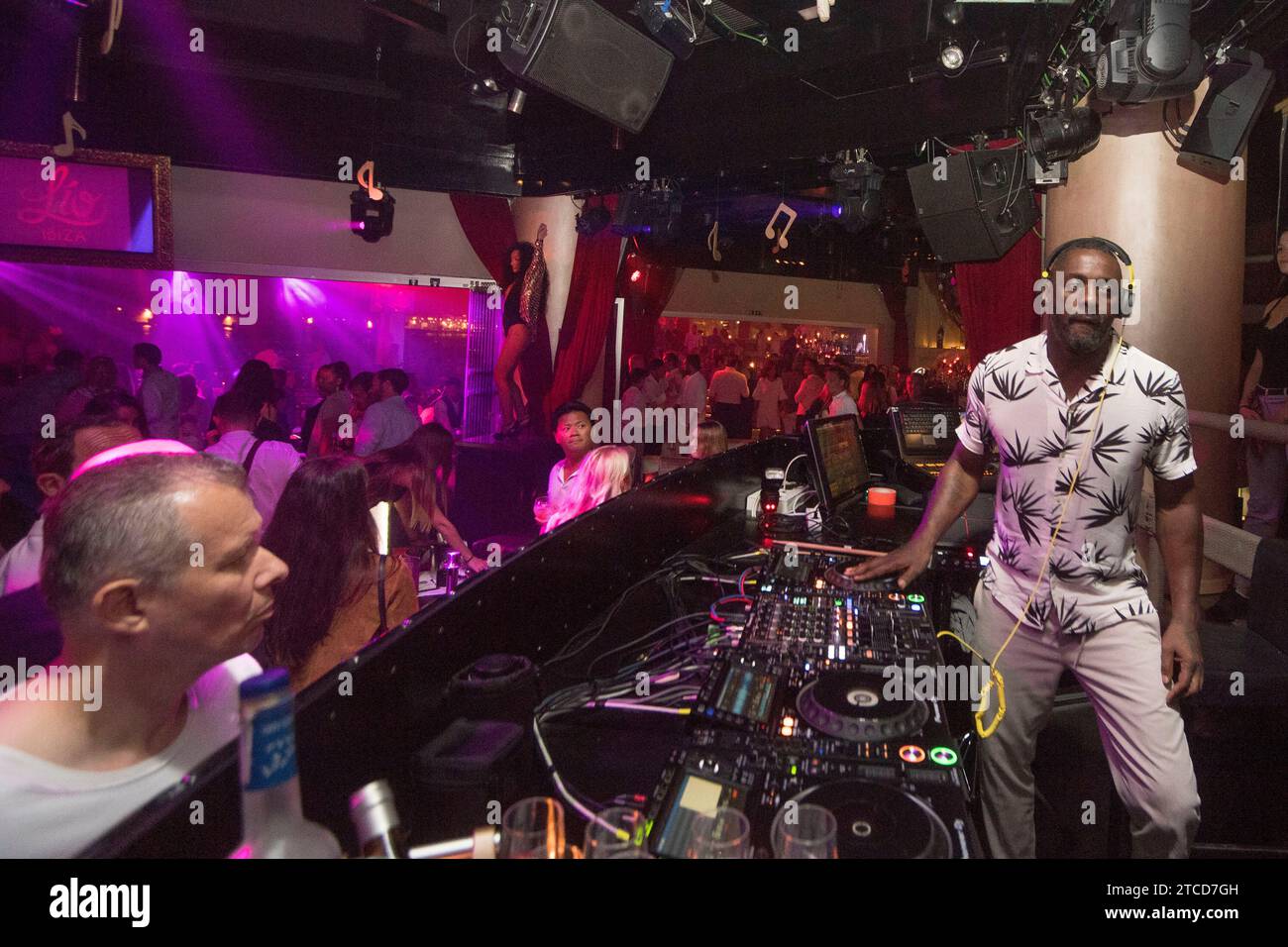 Ibiza, 06/10/2018. Report to the British actor and DJ Idris Elba, resident DJ of the Lio Party ...