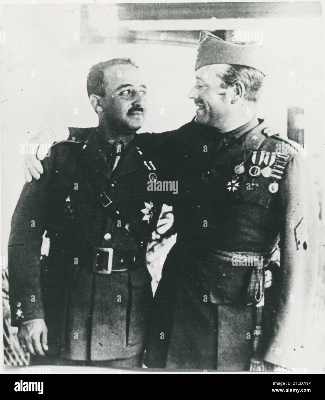 1926. Francisco Franco, first commander of the Legion, upon being ...