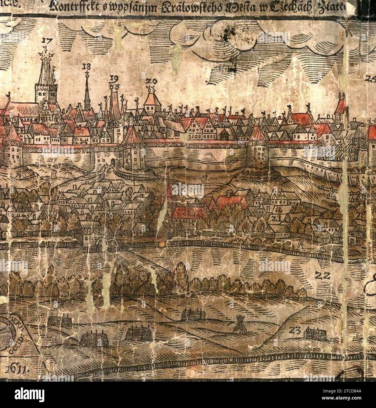 Willenberg Žatec 1611 radnice Stock Photo - Alamy