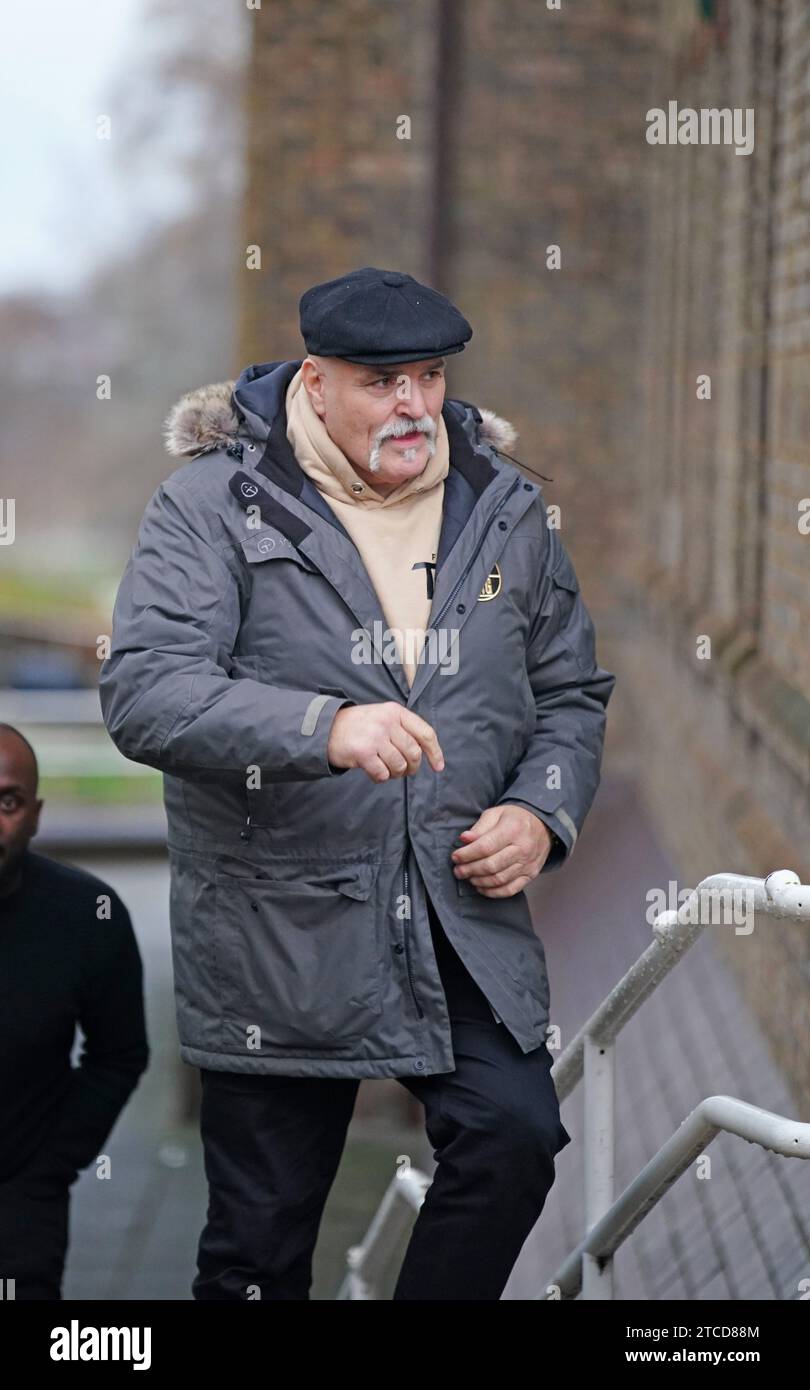John Fury, the father of boxer Tyson Fury, arriving at Chester ...