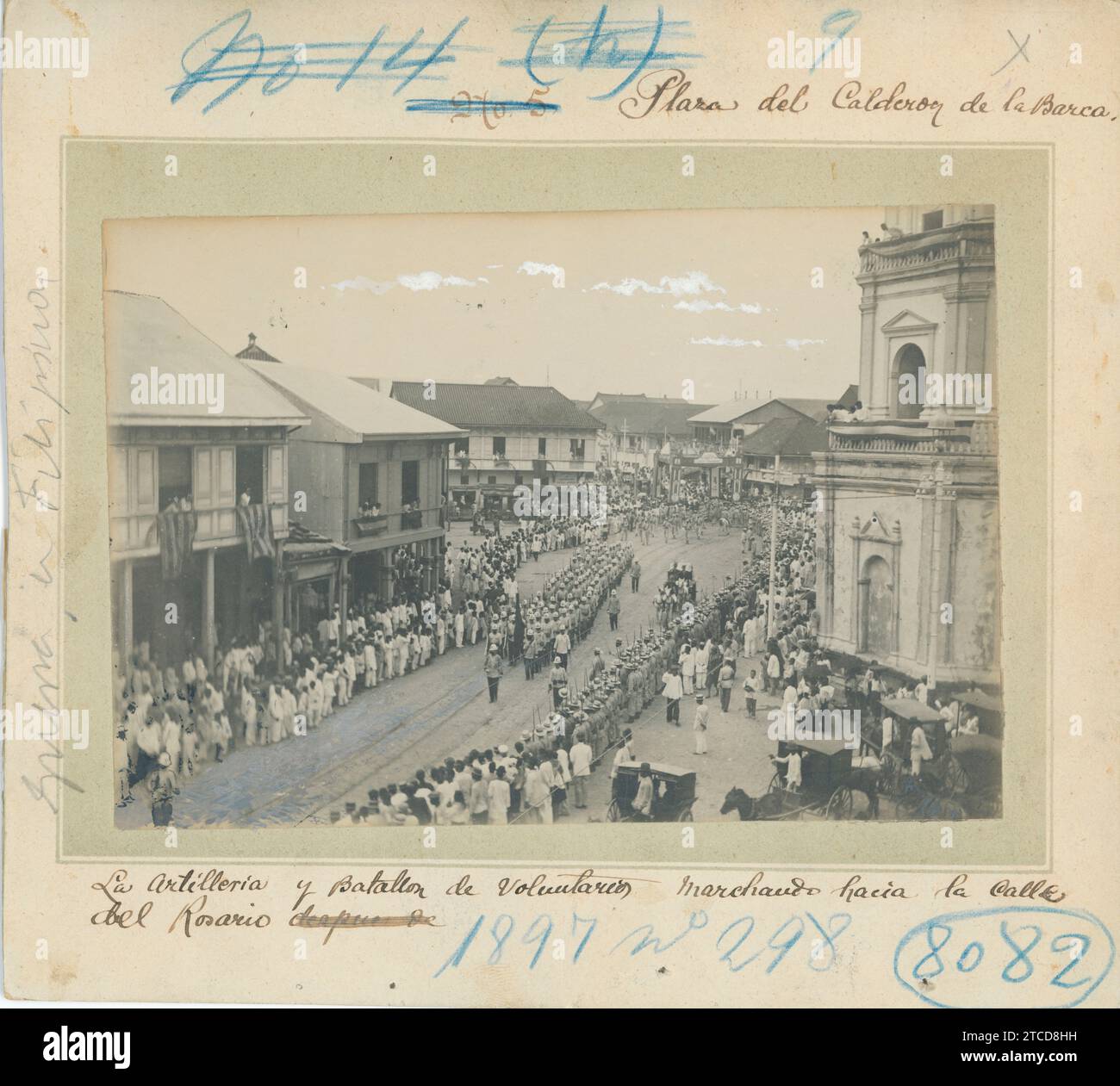 Manila (Philippines), 10/13/1896. Philippine War. The battalion of ...