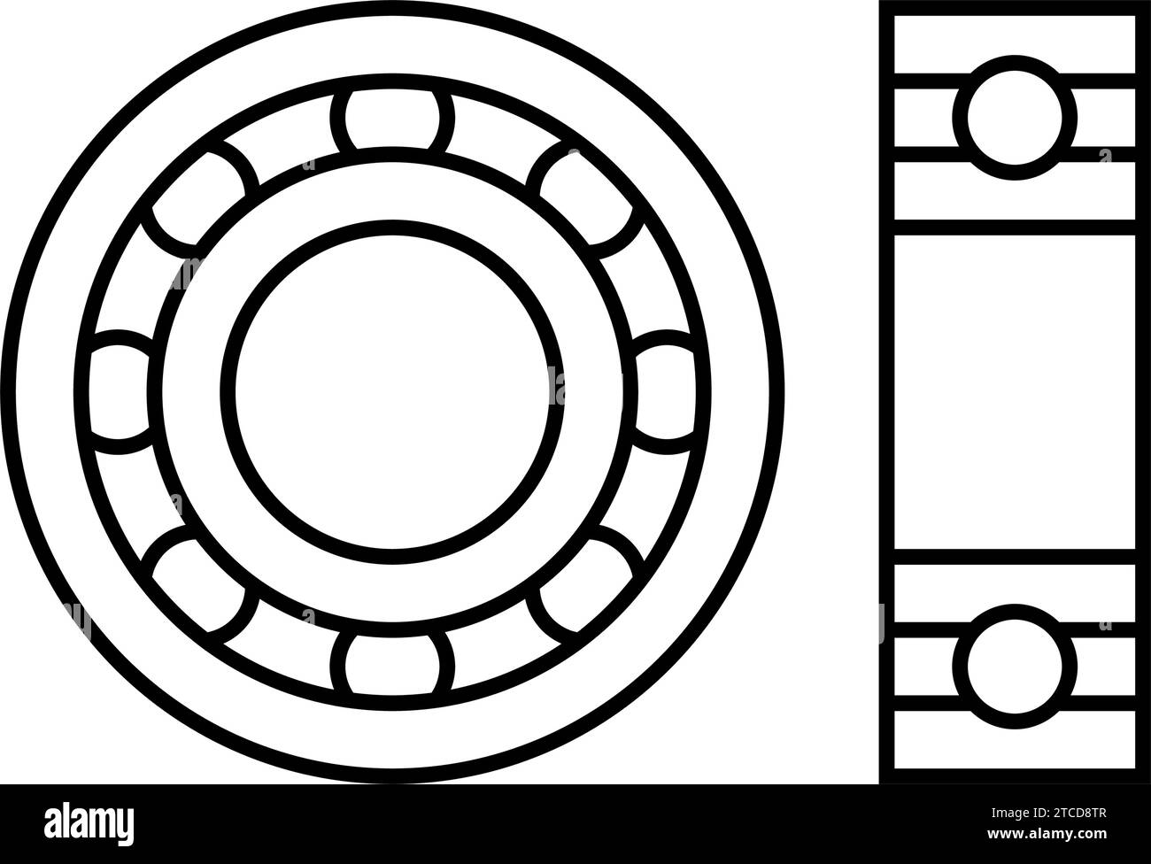 Bearing diagram Stock Vector Images - Alamy