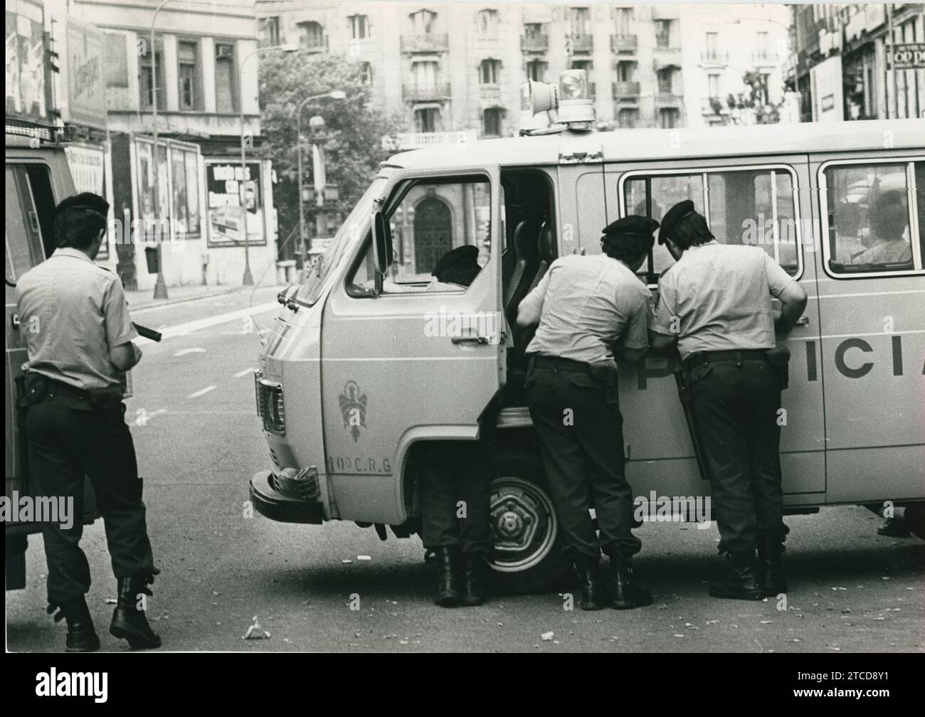 Barcelona 05/24/1981. Robbery at the Central Bank of Barcelona. The ...