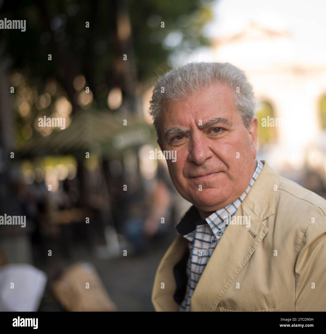 Madrid, 09/08/2017. Interview A cesar Antonio Molina. Photo: Maya ...