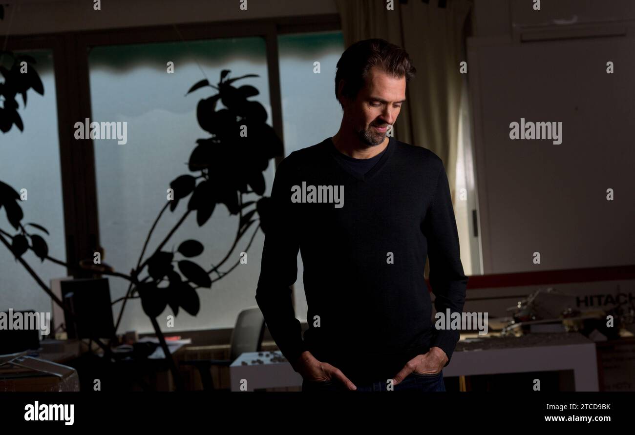 Madrid, 02/14/2017. Interview with the artist Daniel Canogar. Photo ...