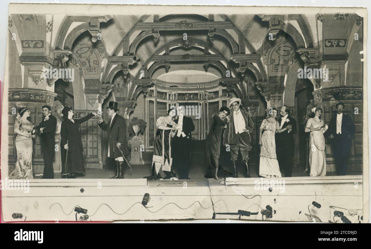 Madrid, June 1914. Performance of the operetta "The Princess of the ...