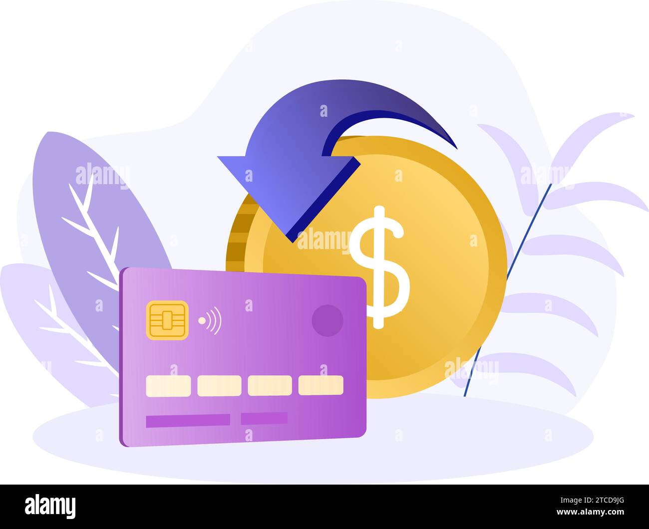 Chargeback illustration. Chargeback abstract concept vector ... Chargeback illustration. Chargeback abstract concept vector ...