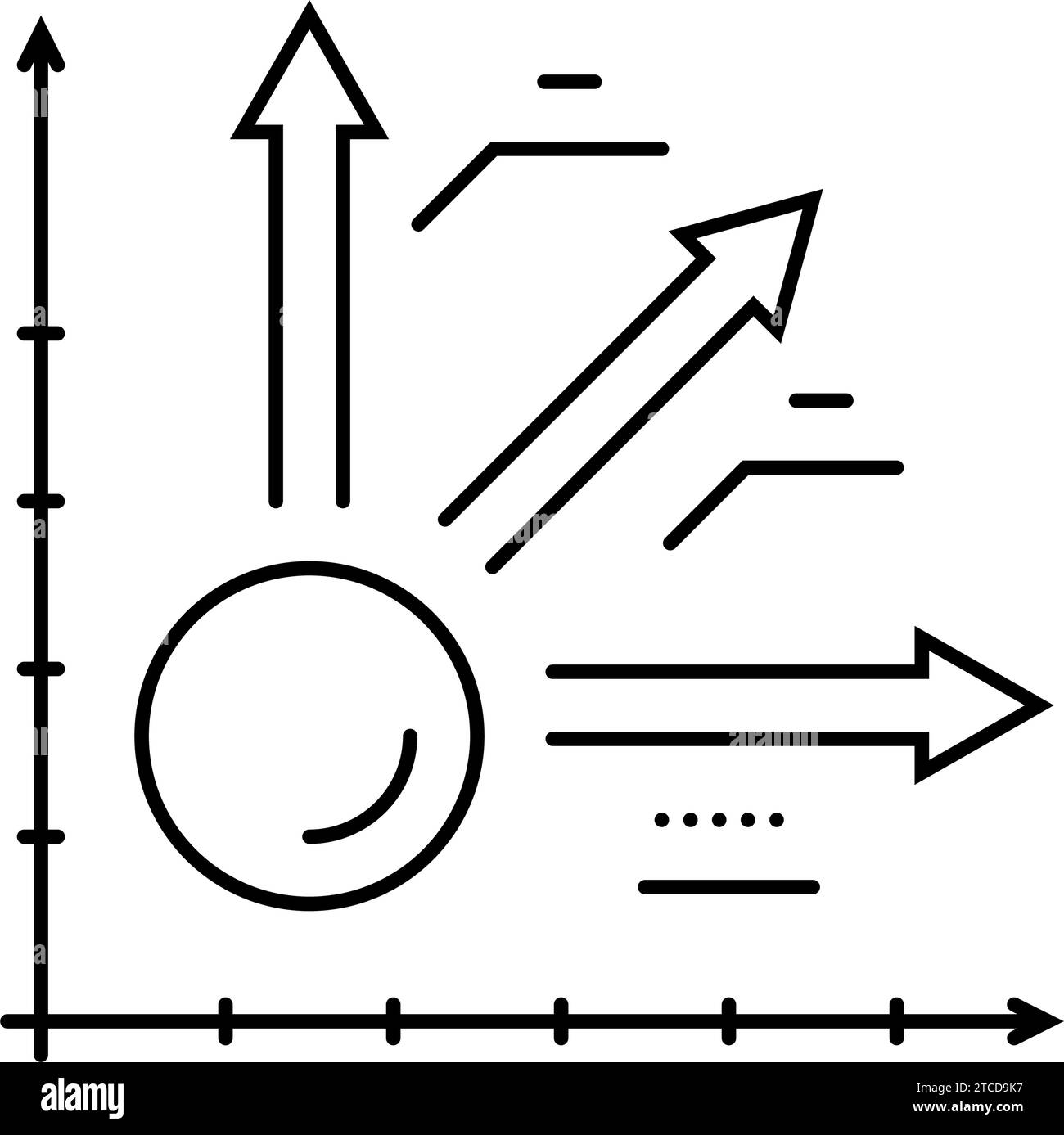 kinematics theory mechanical engineer line icon vector illustration ...