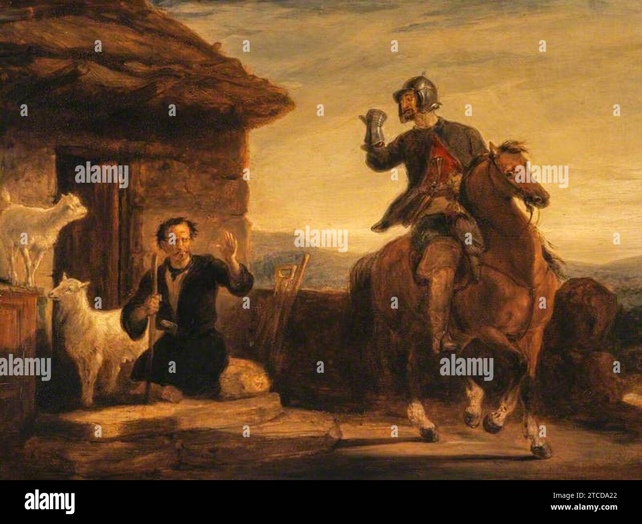 William Allan (1782-1850) - The Black Dwarf Stock Photo - Alamy