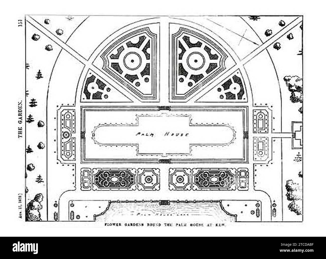 William Andrews Nesfield - Kew Gardens B 1845 Stock Photo - Alamy