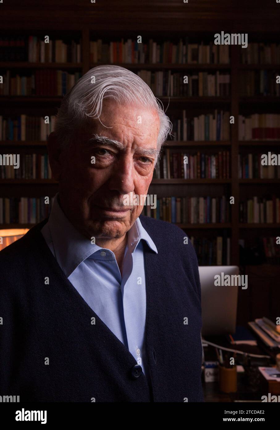 Madrid, 02/06/2018. Interview with the writer Mario Vargas Llosa. Photo ...