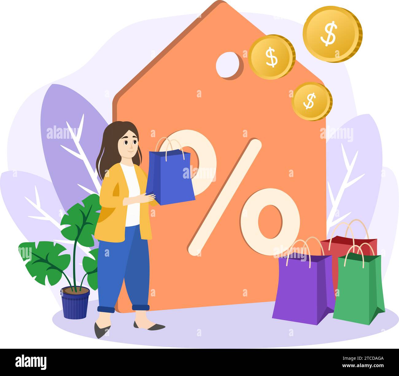 Pay-per-sale illustration. PPS. business concept on white background ...