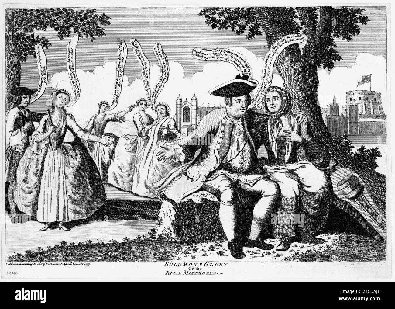 William augustus duke of cumberland solomons glory Stock Photo - Alamy