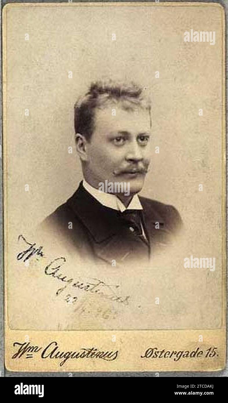 William Augustinus self-portrait Stock Photo - Alamy